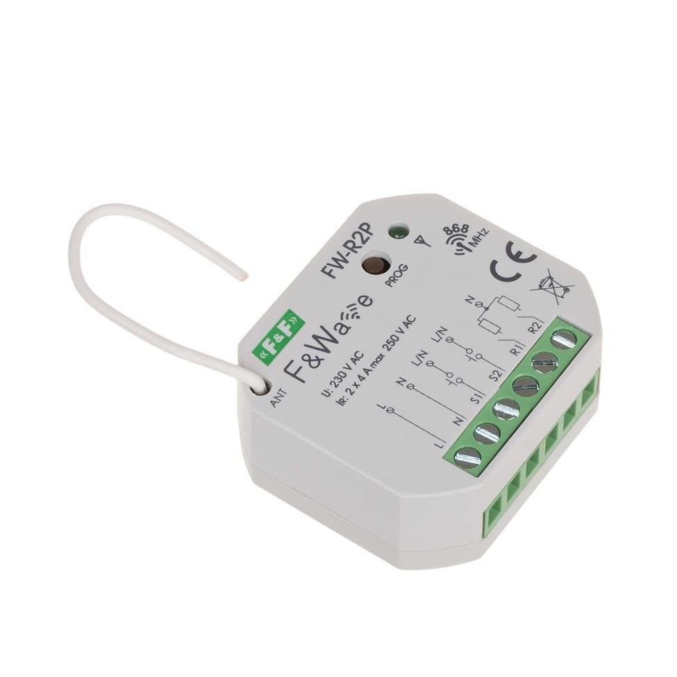 Dupla bistabil relé, F&F, FW-R2P - eMAG.hu