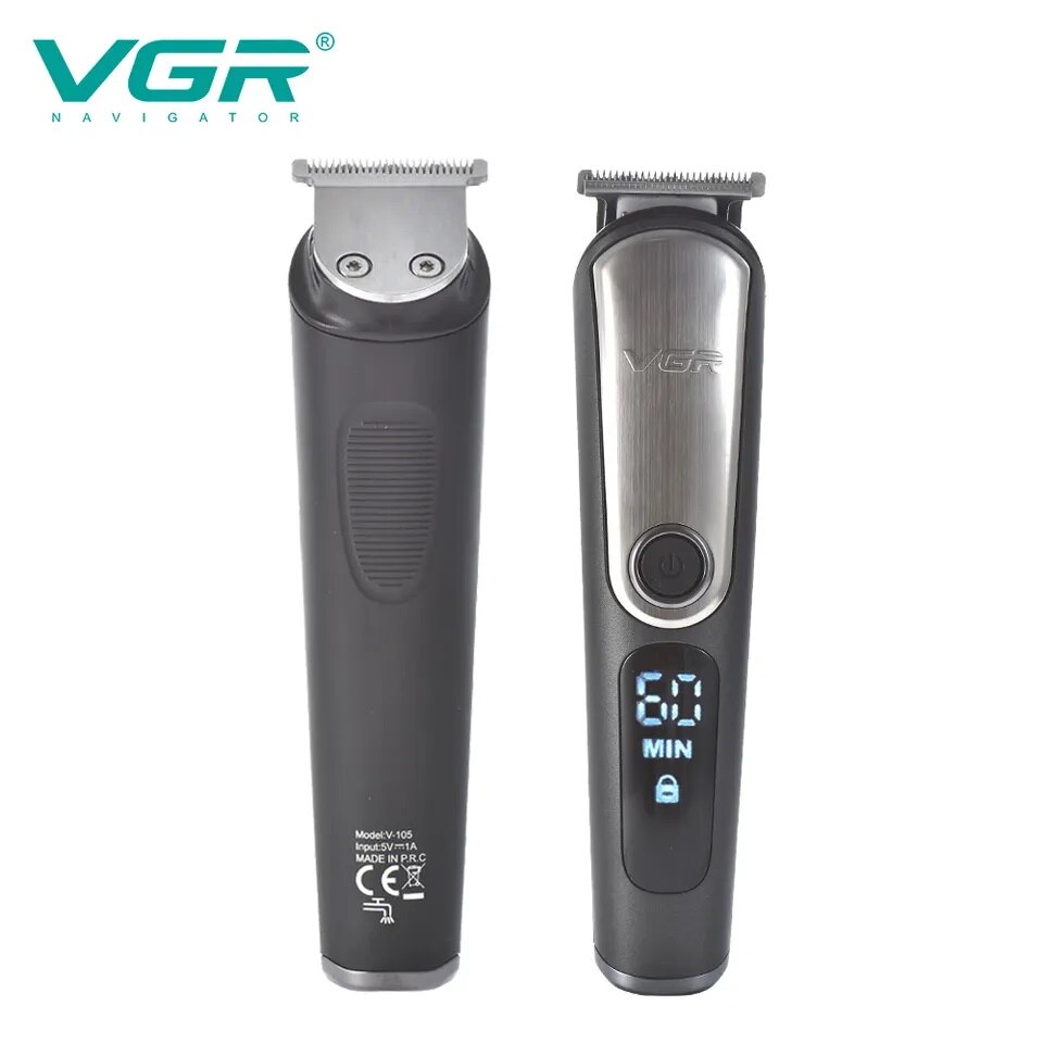 Set complet de ras si tuns 5 in 1 Multifunctional VGR V-105 fara fir pentru toate zonele ...