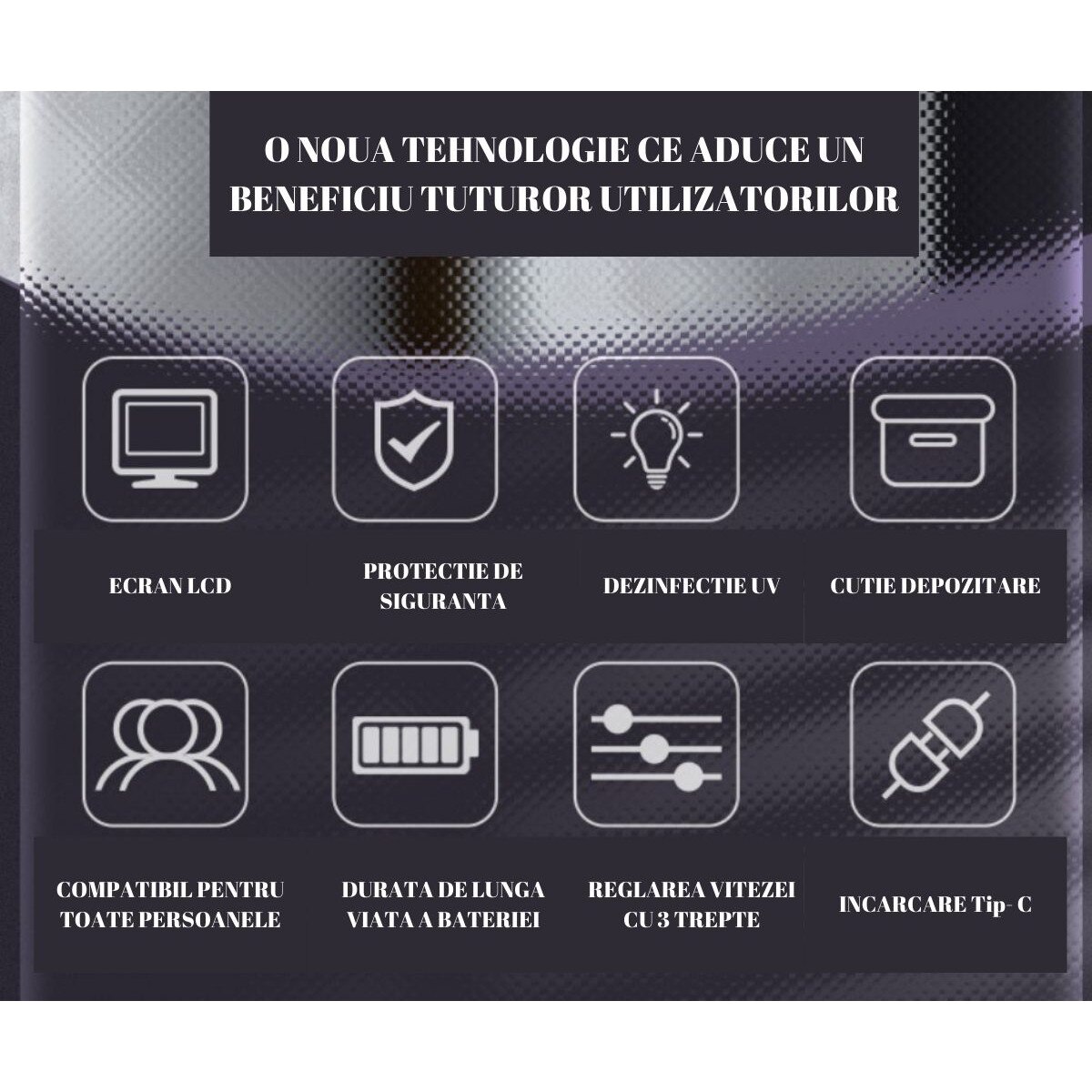 Unghiera electrica Profesionala, portabila, Dezinfectare cu raze UV ...