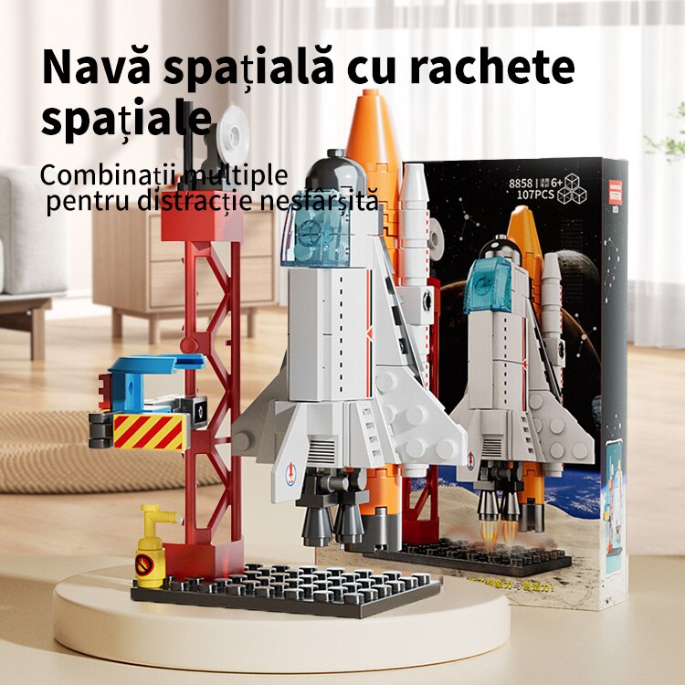 Jocuri educative, model de bloc de constructie a navetei spatiale ...