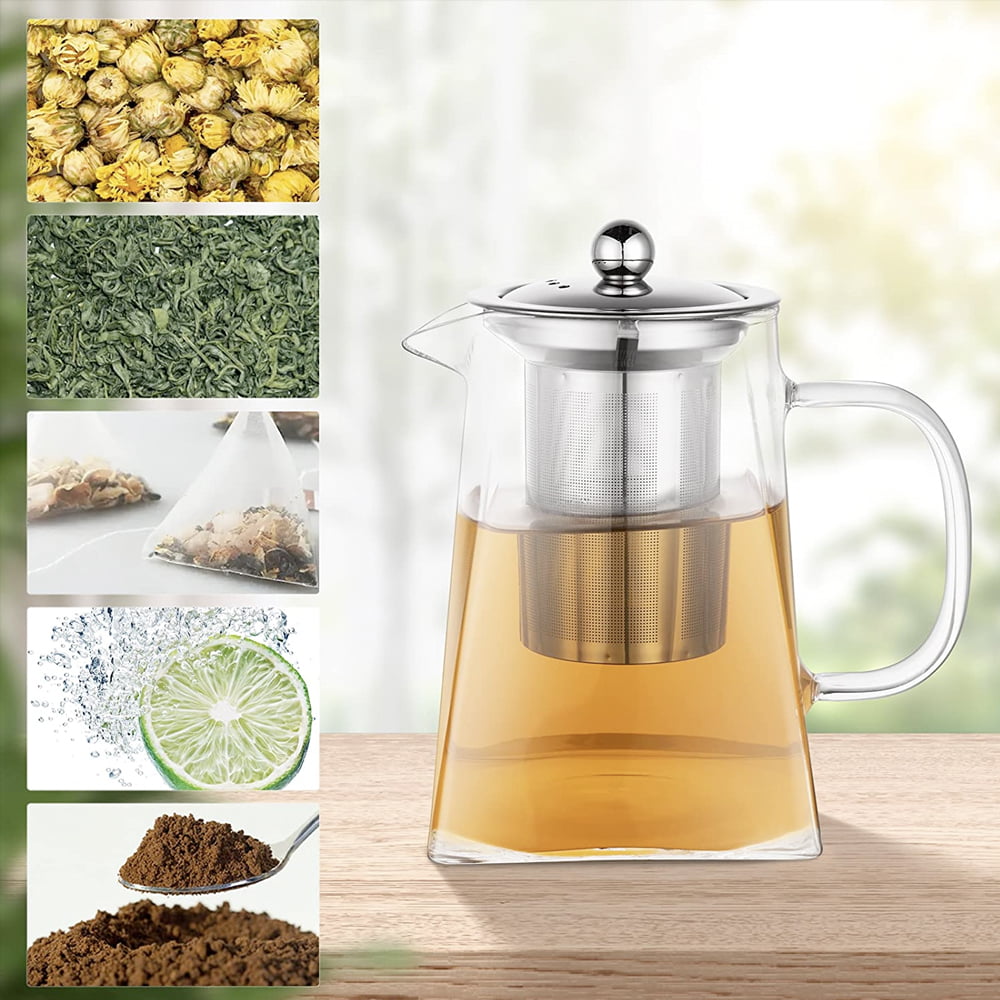 Set 2 ceainice cu infuzor Quasar & Co.®, 800 ml, recipiente pentru ceai ...