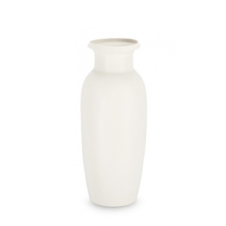 Set 2 vaze flori ceramica alba 13.5x33.5 cm - eMAG.ro