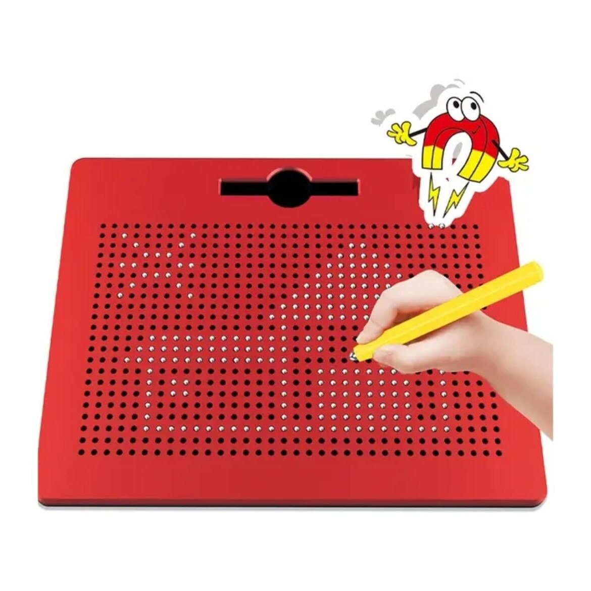 Tablita de desen cu magneti, Magnetic Board, 748 bile magnetice ...