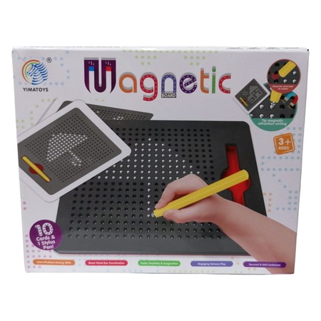 Tablita de desen cu magneti, Magnetic Board, 388 bile magnetice ...