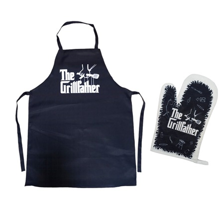 Set sort si manusa pentru gratar,, The Grillfather", negru - eMAG.ro
