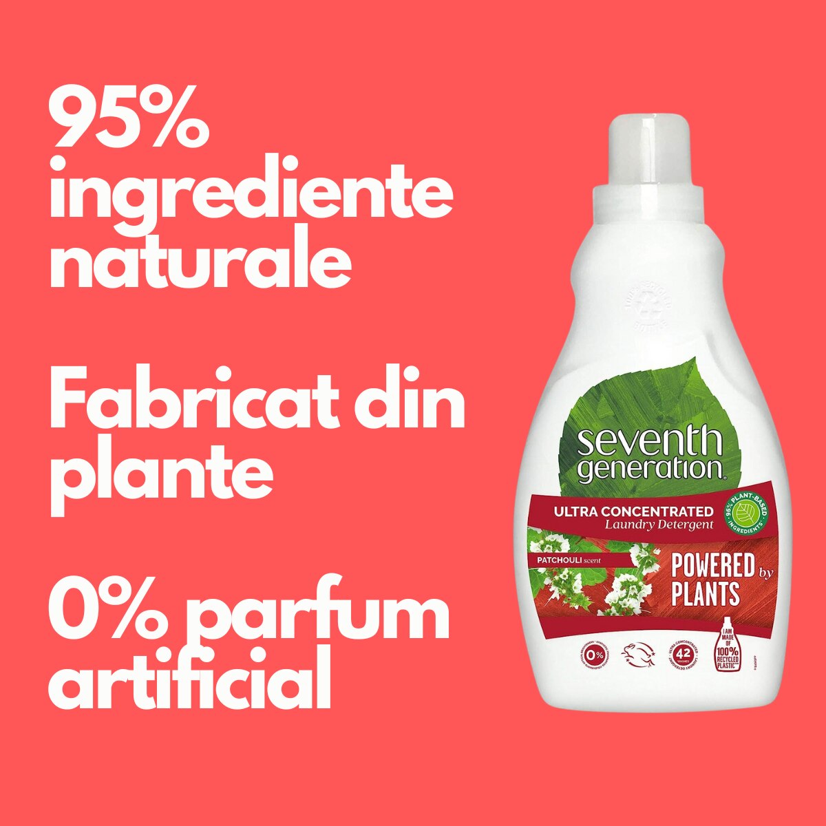 Detergent Lichid Pentru Rufe Ecologic Seventh Generation Patchouli, Pe ...