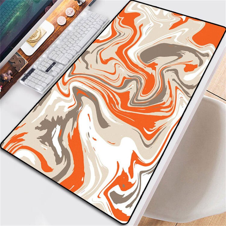 Mousepad Gaming Liquid, Crem Multicolor, Waterproof, 70 x 30 cm - eMAG.ro