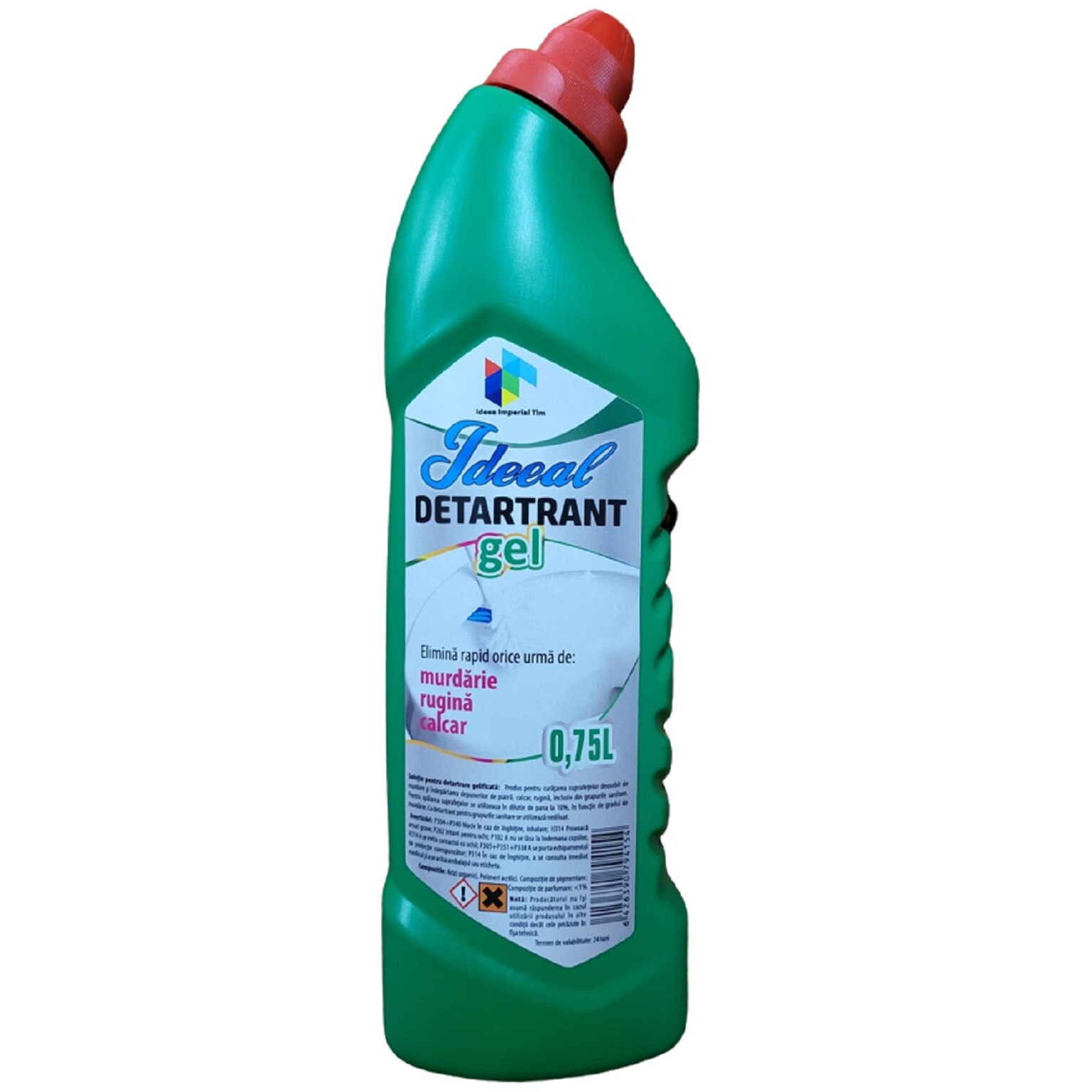 Detartrant gel, Antibacterian, Ideeal, 0.75l - eMAG.ro