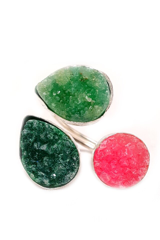 Inel Argint handmade cu Calcedonie naturala reglabil - eMAG.ro