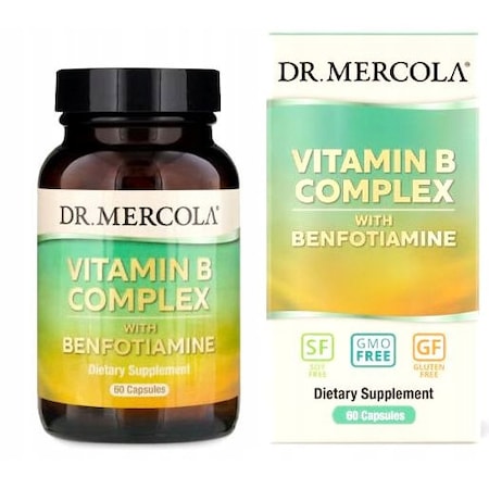Complex de vitamina B Dr. Mercola, 60 capsule - eMAG.ro