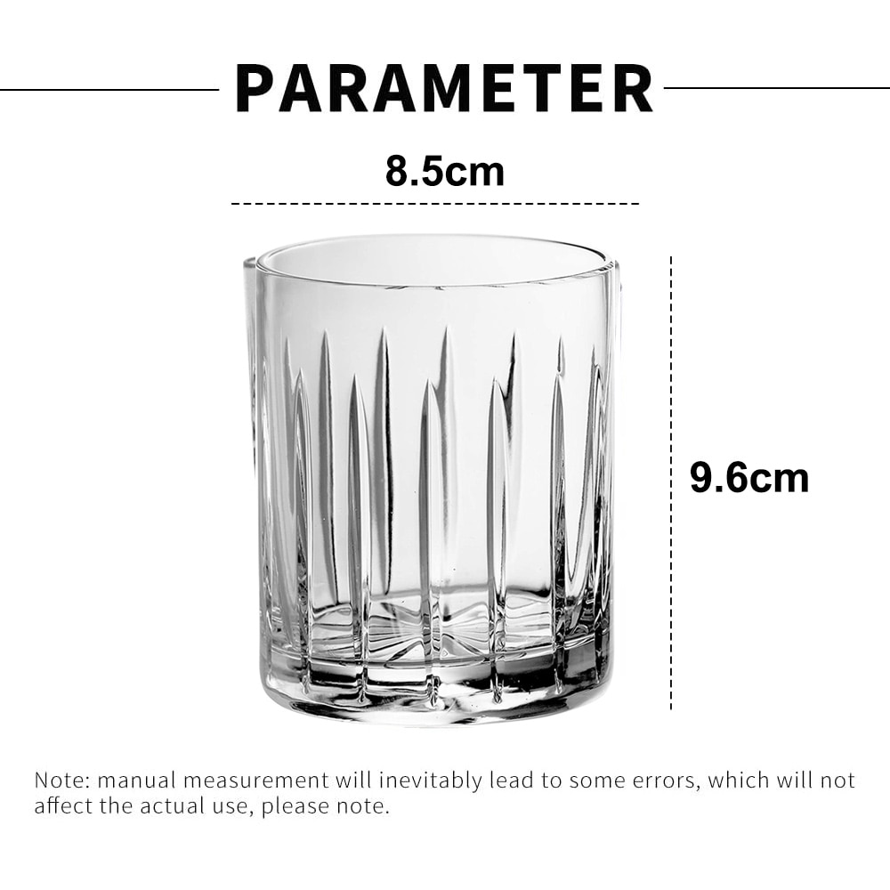 Set 2 pahare, Sticla, 310ml, Transparent - eMAG.ro