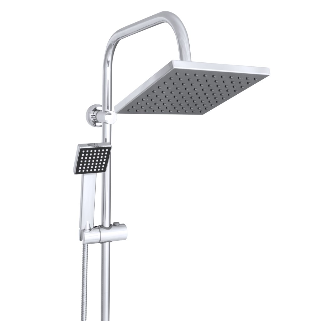 Set dus + robinet, Granitan, Inox, Cromat - eMAG.ro