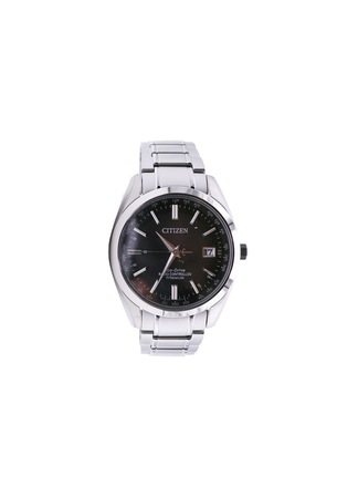 Ceas unisex, Citizen, Titan, 10 ATM, 40mm, Argintiu/Negru - eMAG.ro