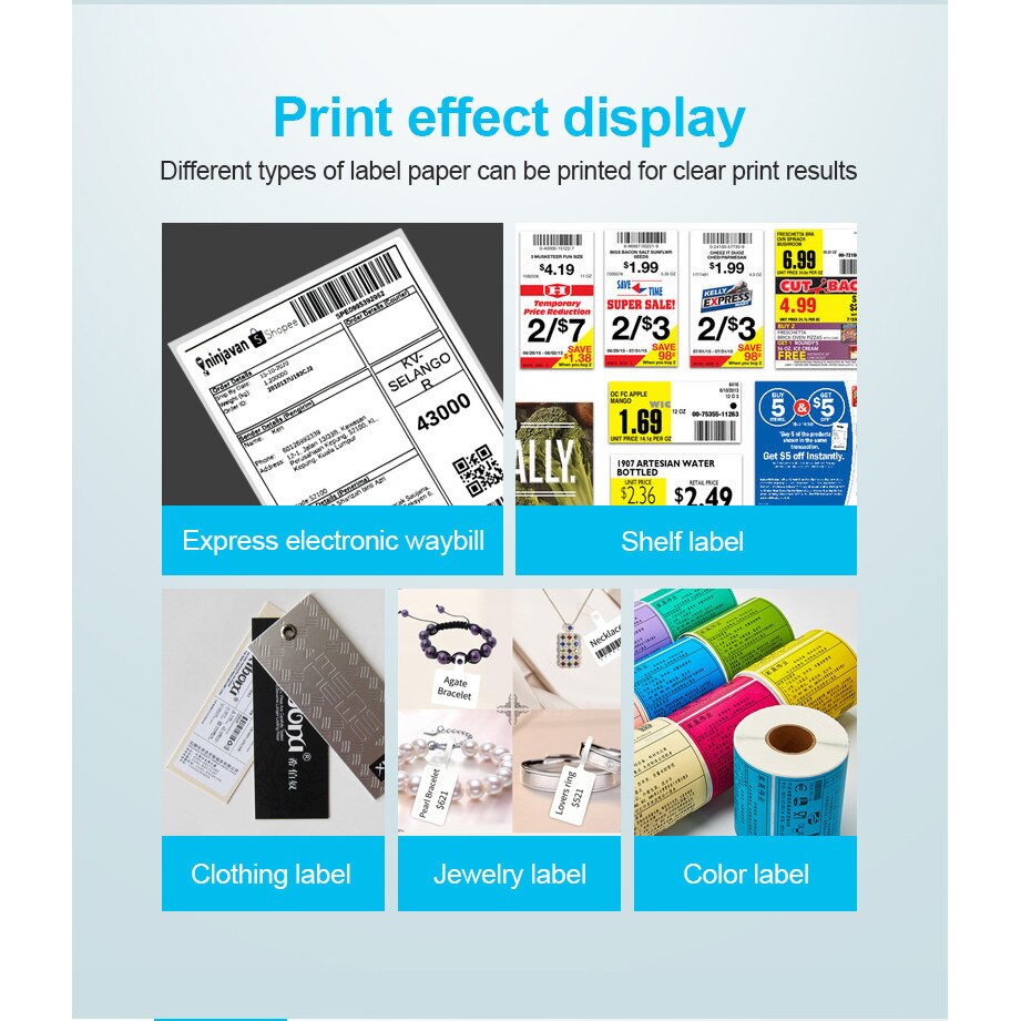 Imprimanta termica 80 mm, print etichete, suport hartie inclus ...