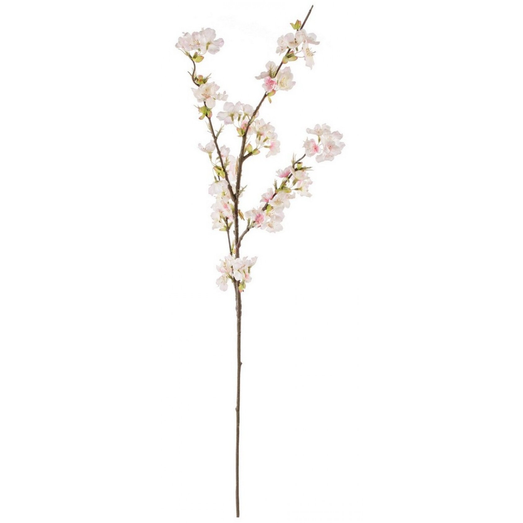 Set 12 crengute flori cires roz 100 cm - eMAG.ro