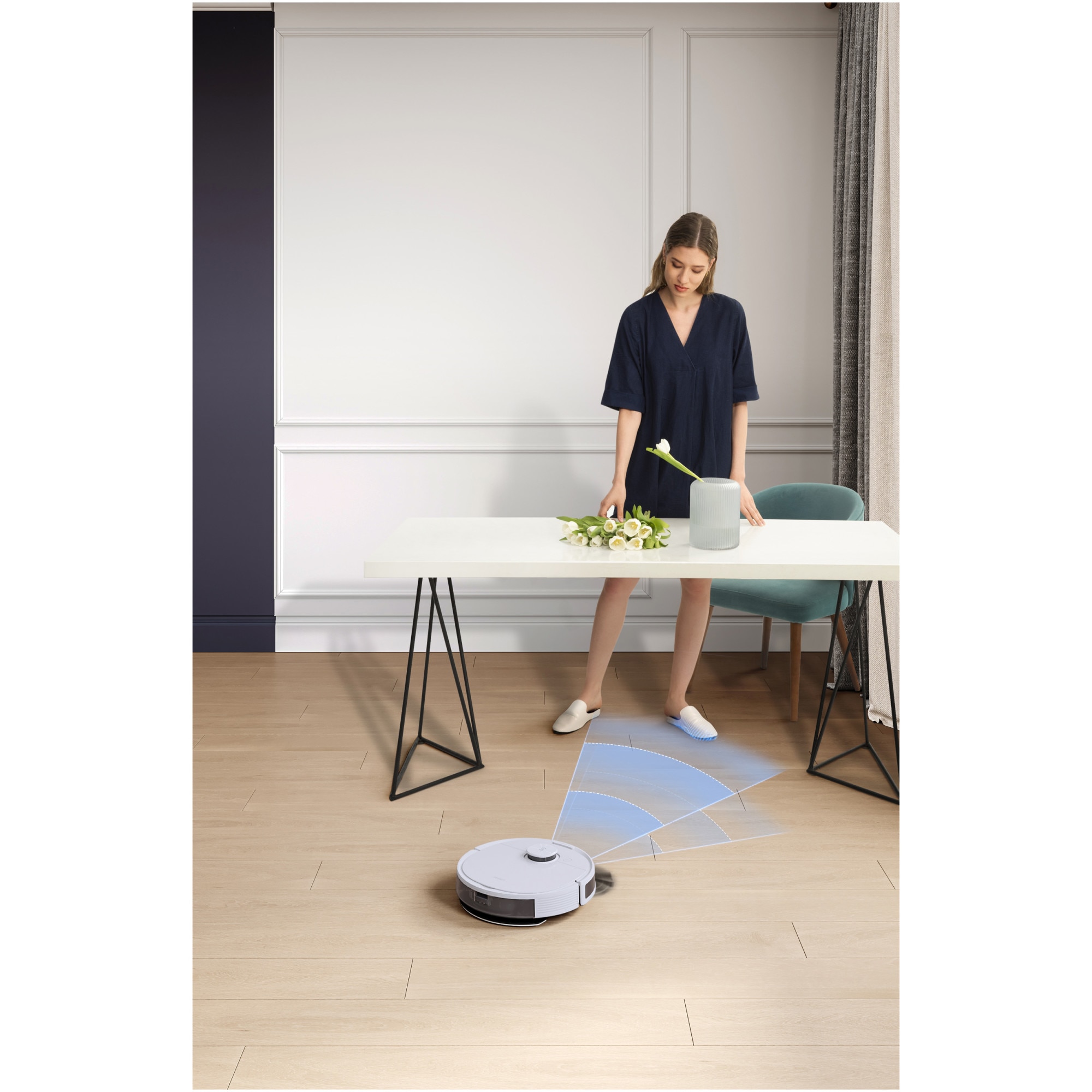Aspirator robot DEEBOT N8 PRO Ecovacs,True Mapping 1.0, True Detect 3D ...