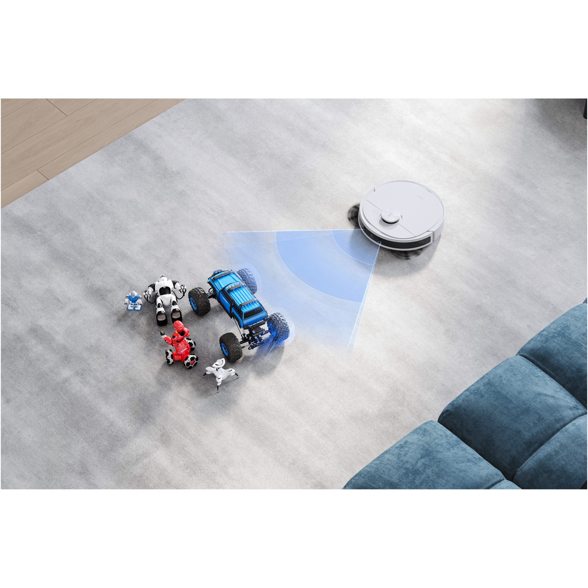 Робот прахосмукачка DEEBOT N8 PRO Ecovacs, True Mapping 1.0, True ...