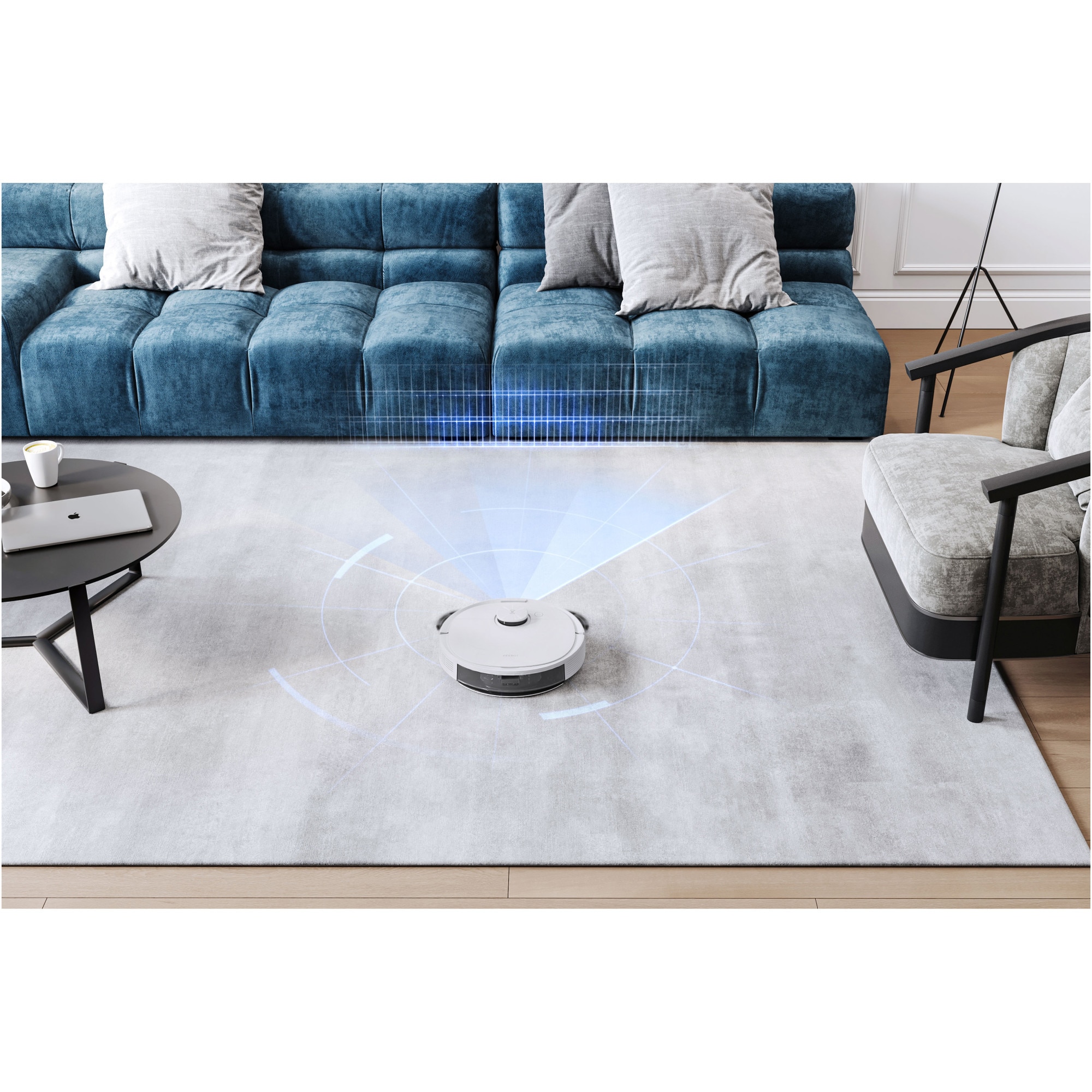Aspirator robot DEEBOT N8 PRO Ecovacs,True Mapping 1.0, True Detect 3D ...