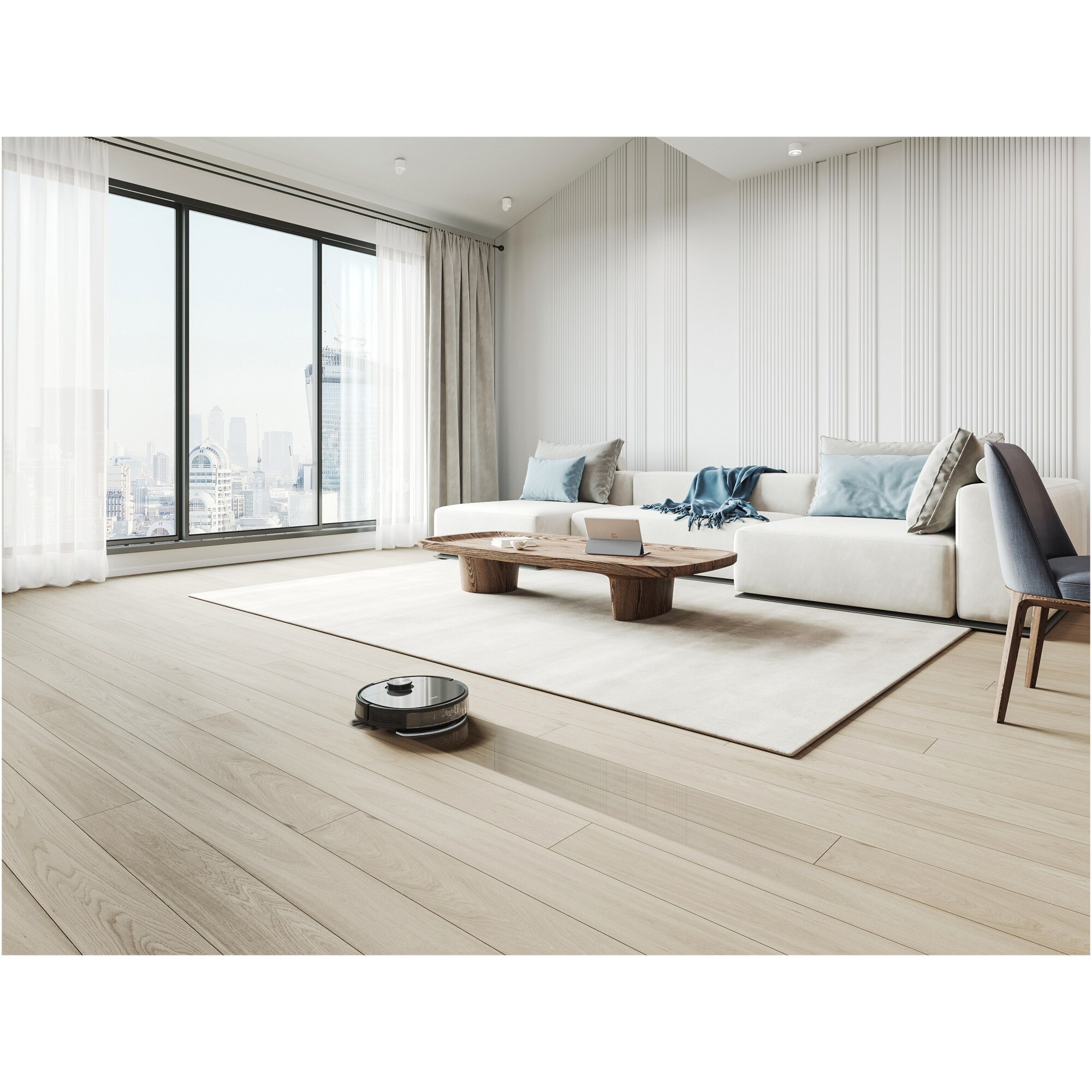 Робот прахосмукачка DEEBOT N8 Ecovacs, True Mapping 1.0, Всмукателна ...