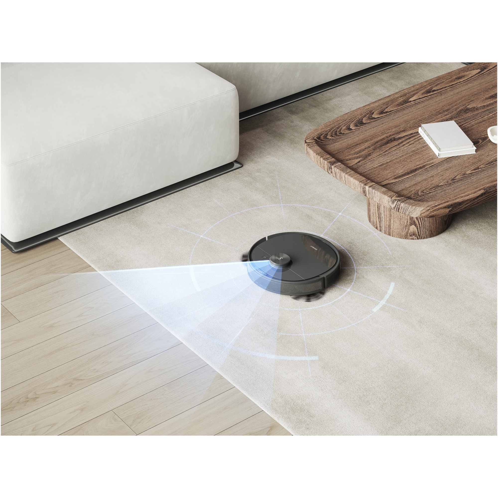 Robot de aspirare DEEBOT N8 Ecovacs, True Mapping 1.0, putere de ...