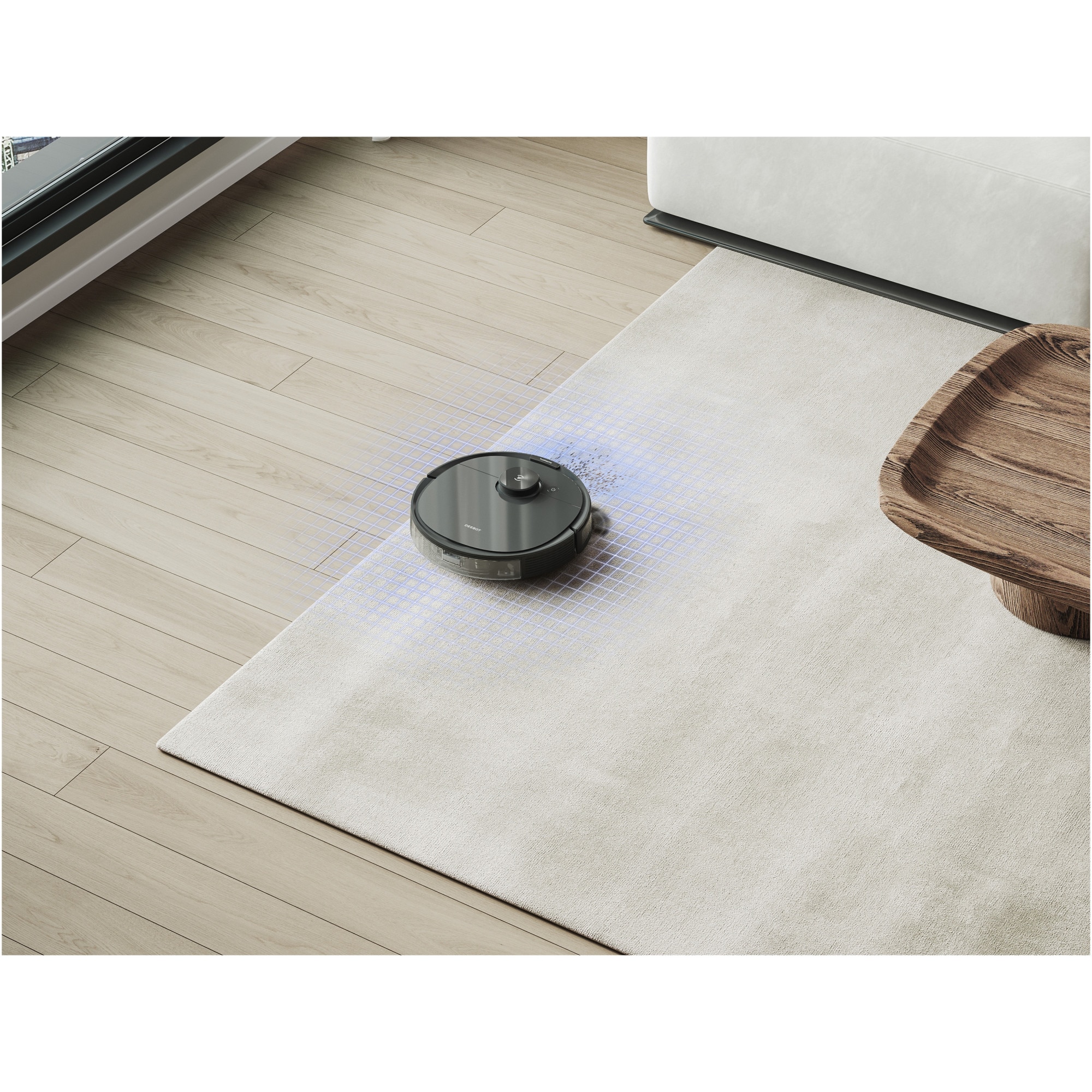 Robot de aspirare DEEBOT N8 Ecovacs, True Mapping 1.0, putere de ...