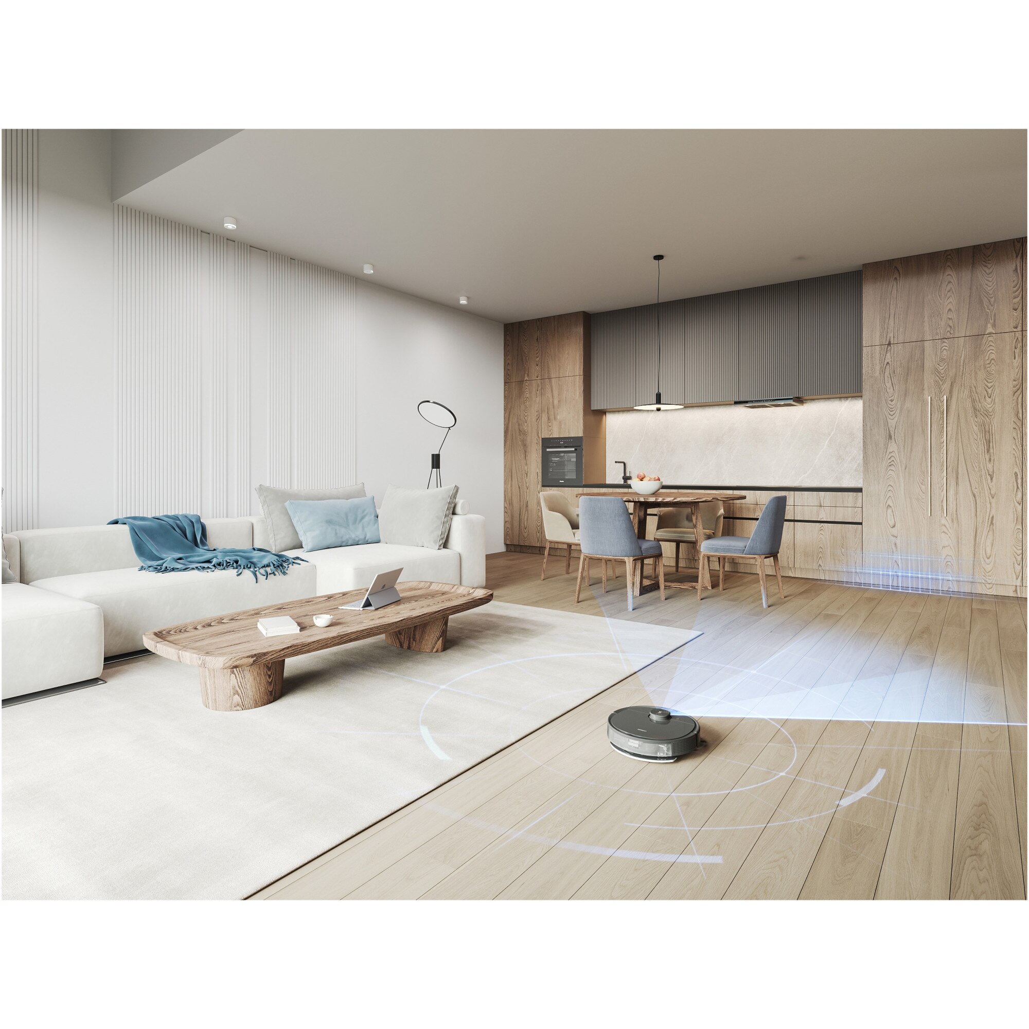 Robot de aspirare DEEBOT N8 Ecovacs, True Mapping 1.0, putere de ...