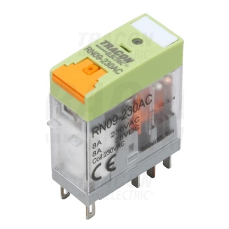 Releu PCB RN09, Tracon Electric, 2P, 8A, 230V AC - eMAG.ro