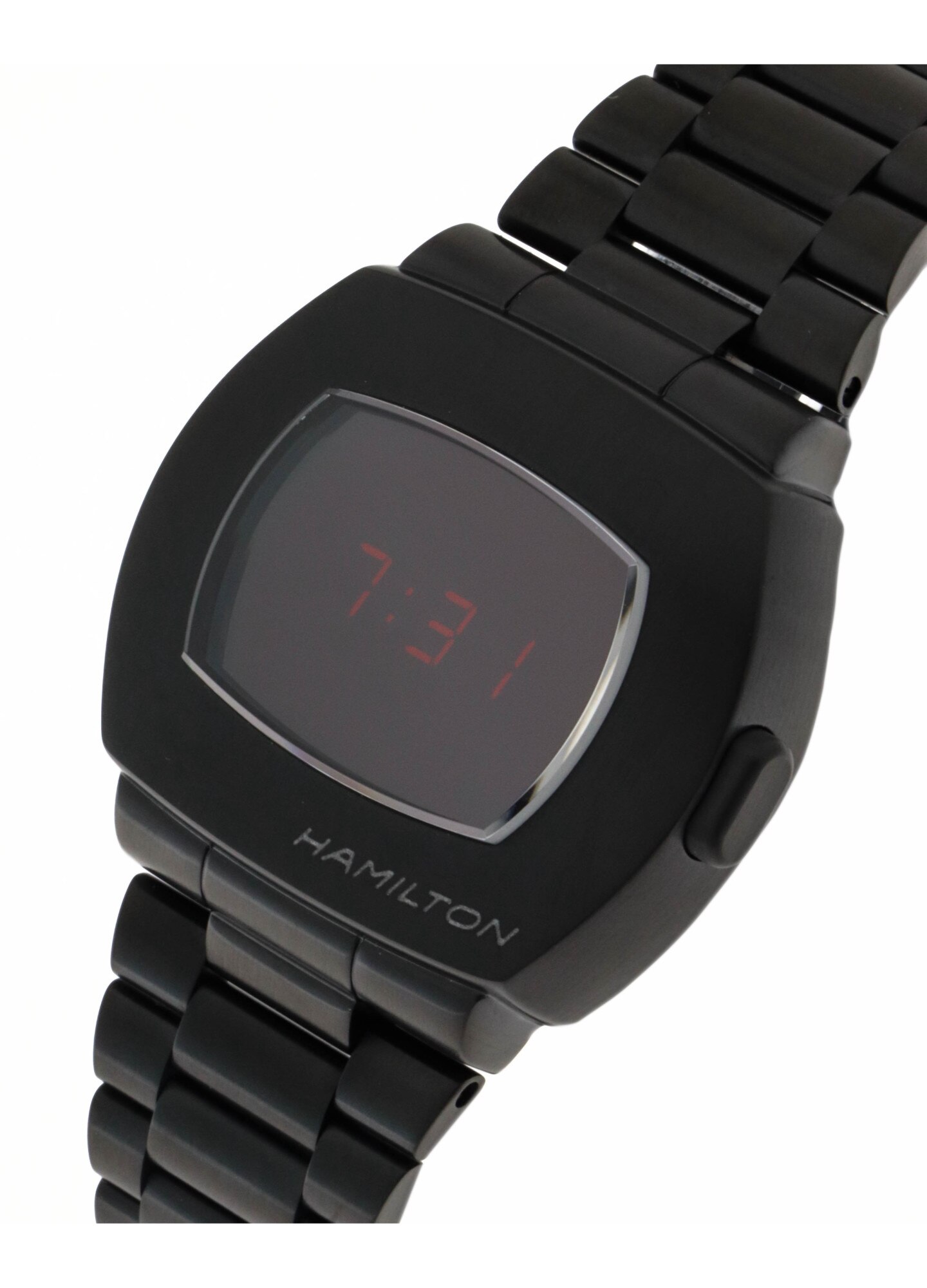 Ceas unisex Digital, Hamilton, Otel, Negru - eMAG.ro