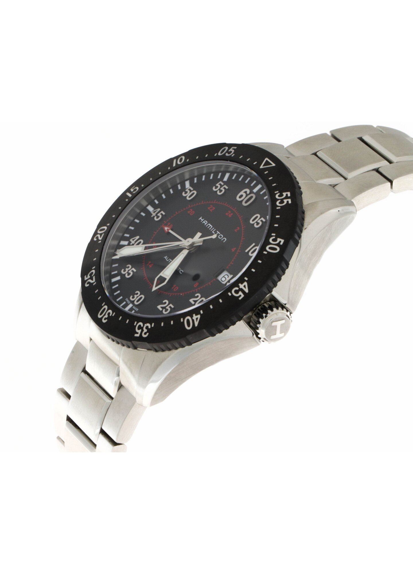 Ceas unisex Automatic, Hamilton, Otel, Negru/Argintiu - eMAG.ro