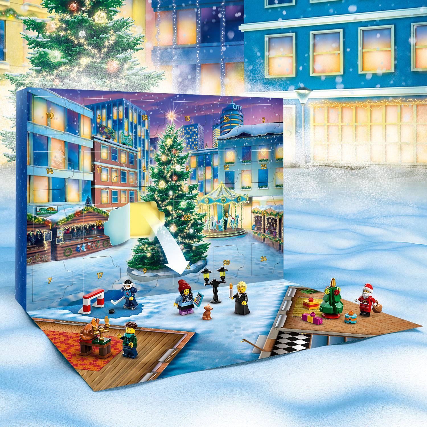 LEGO® City - Calendar de advent 60381, 258 piese - eMAG.ro
