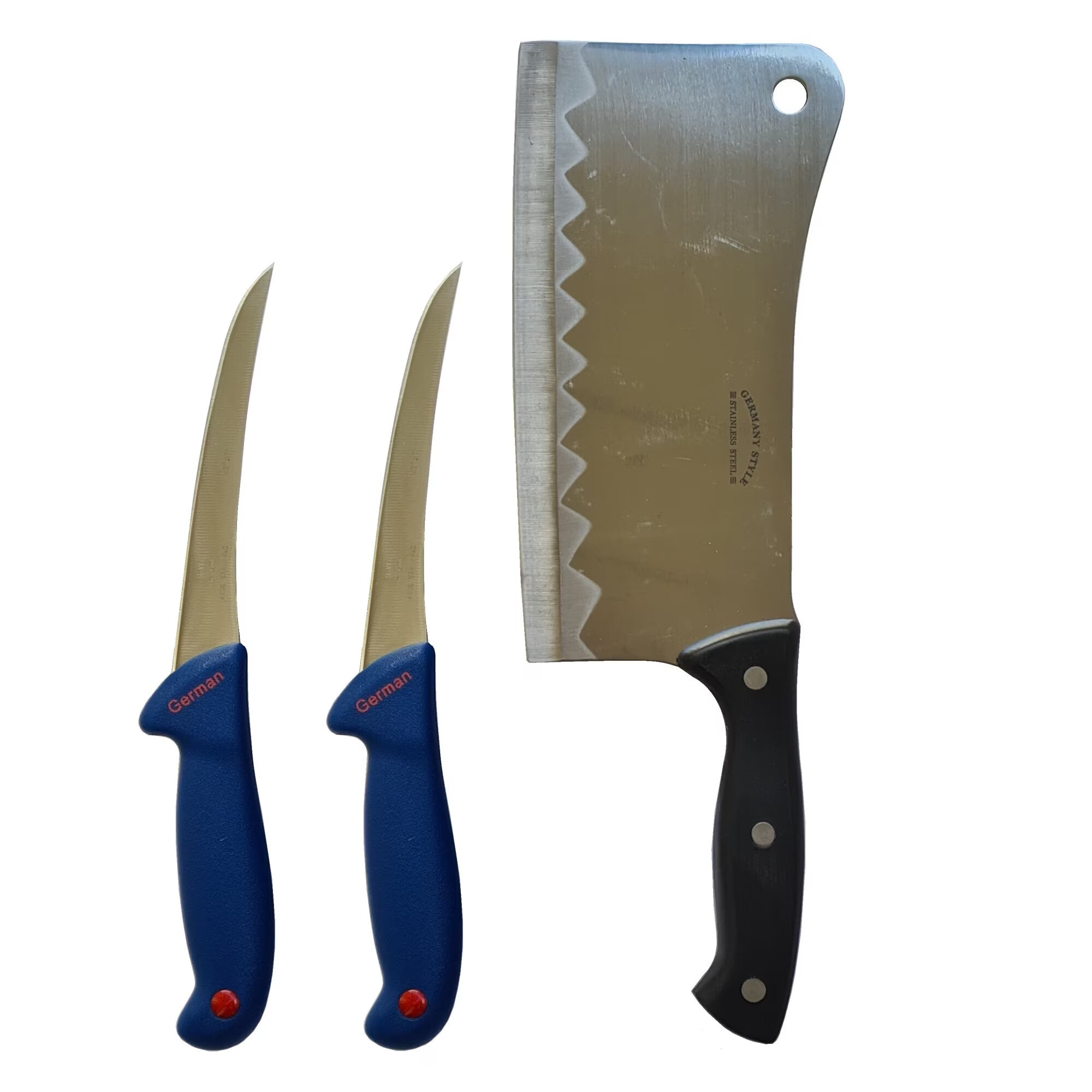 Set Profesional macelar format din 2 cutite dezosat si Satar 800 g ...