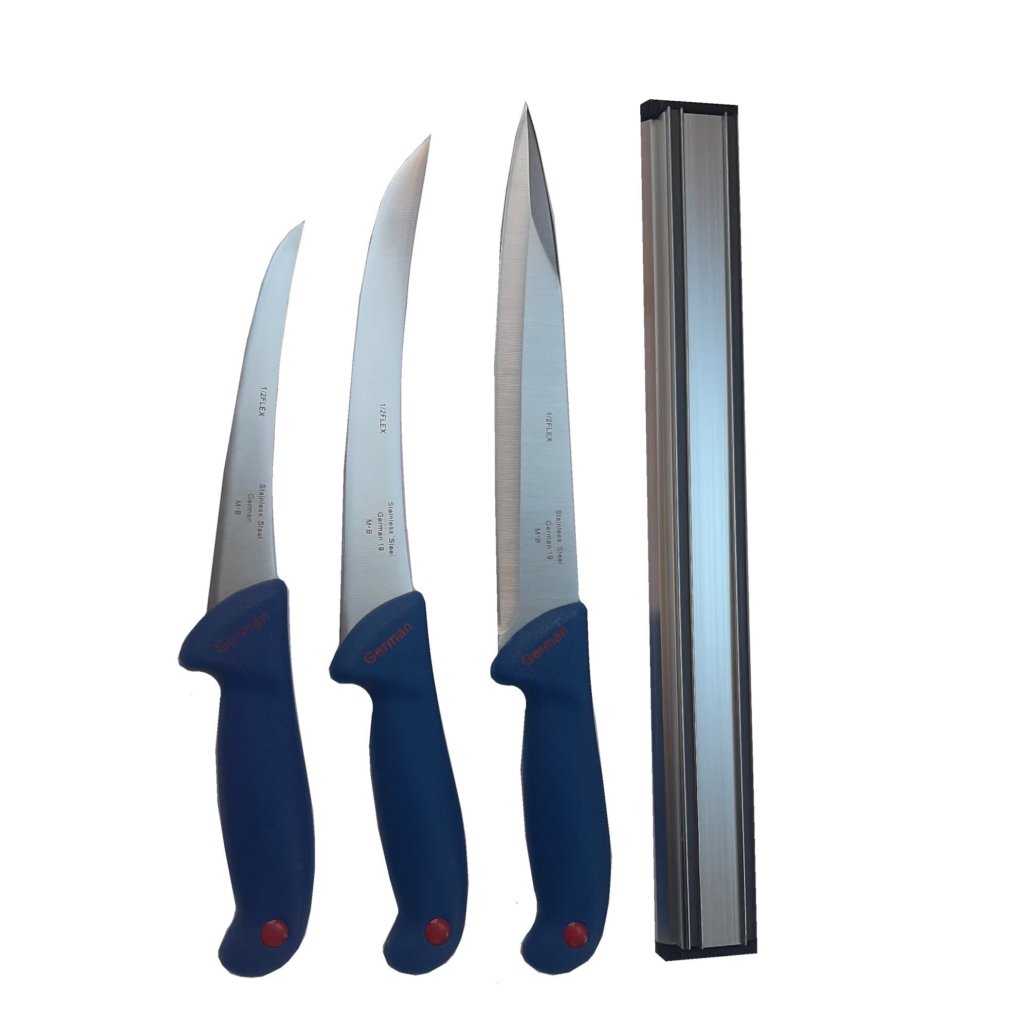 Set macelarie format din 3 cutite profesionale, injunghiat, filetat ...