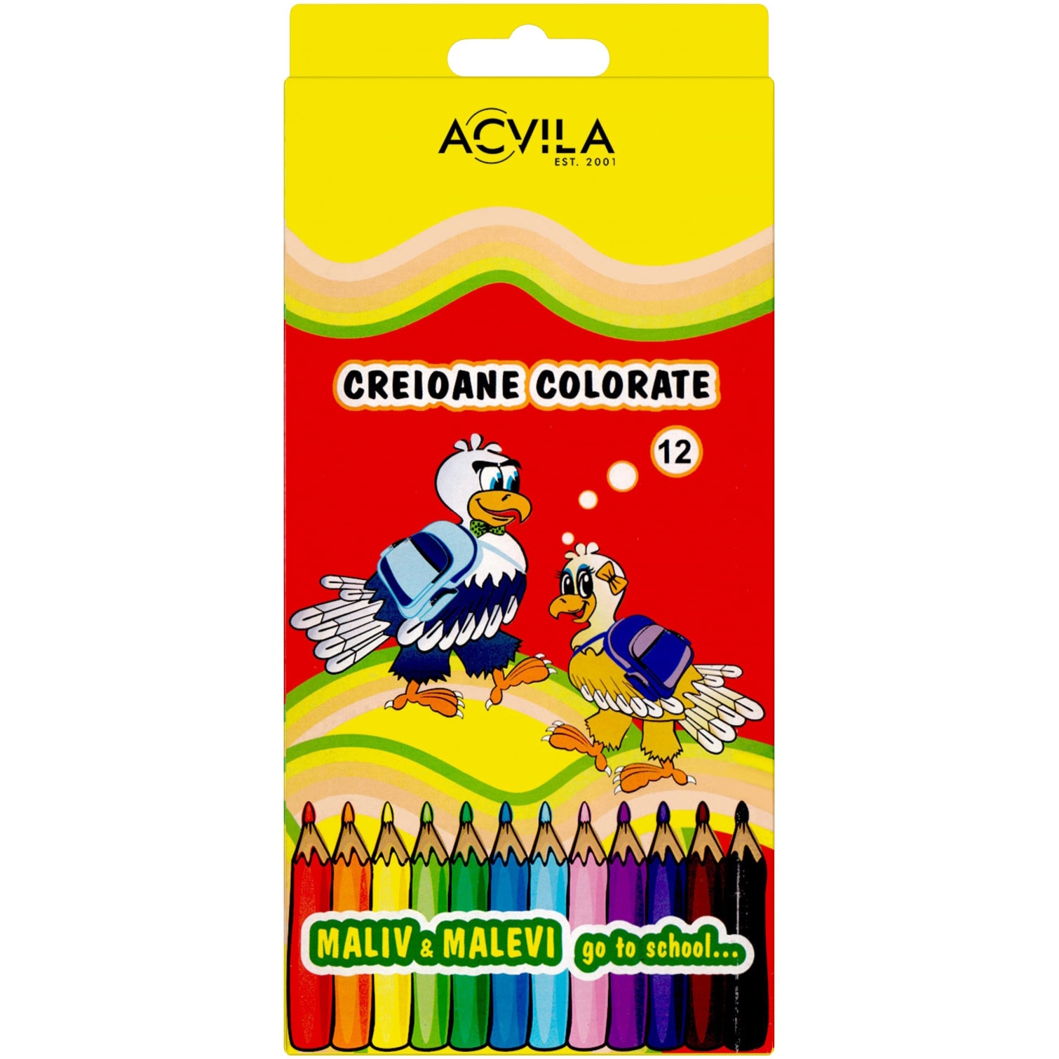 Комплект Acvila правоъгълен несесер, 2 ципа, оборудван с 26 части - eMAG.bg