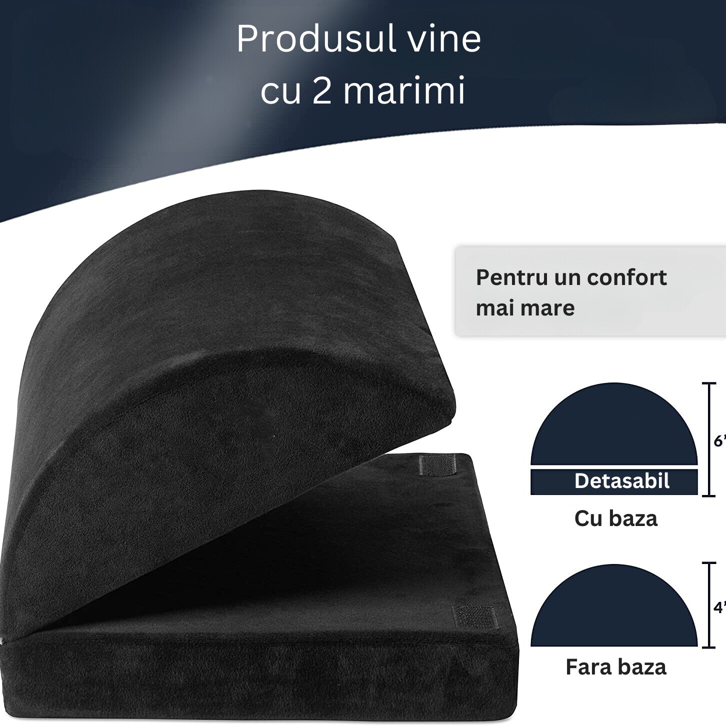 Perna ortopedica picioare, spuma cu memorie, material respirabil ...