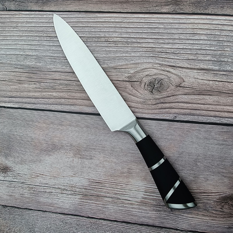 Set de cutite bucatar 9 piese din otel inoxidabil pentru feliere, taiat ...