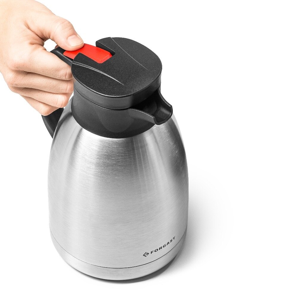 Conferinta Termos din Otel, cu Buton de Apasare, FORGAST, 1,5 l - eMAG.ro