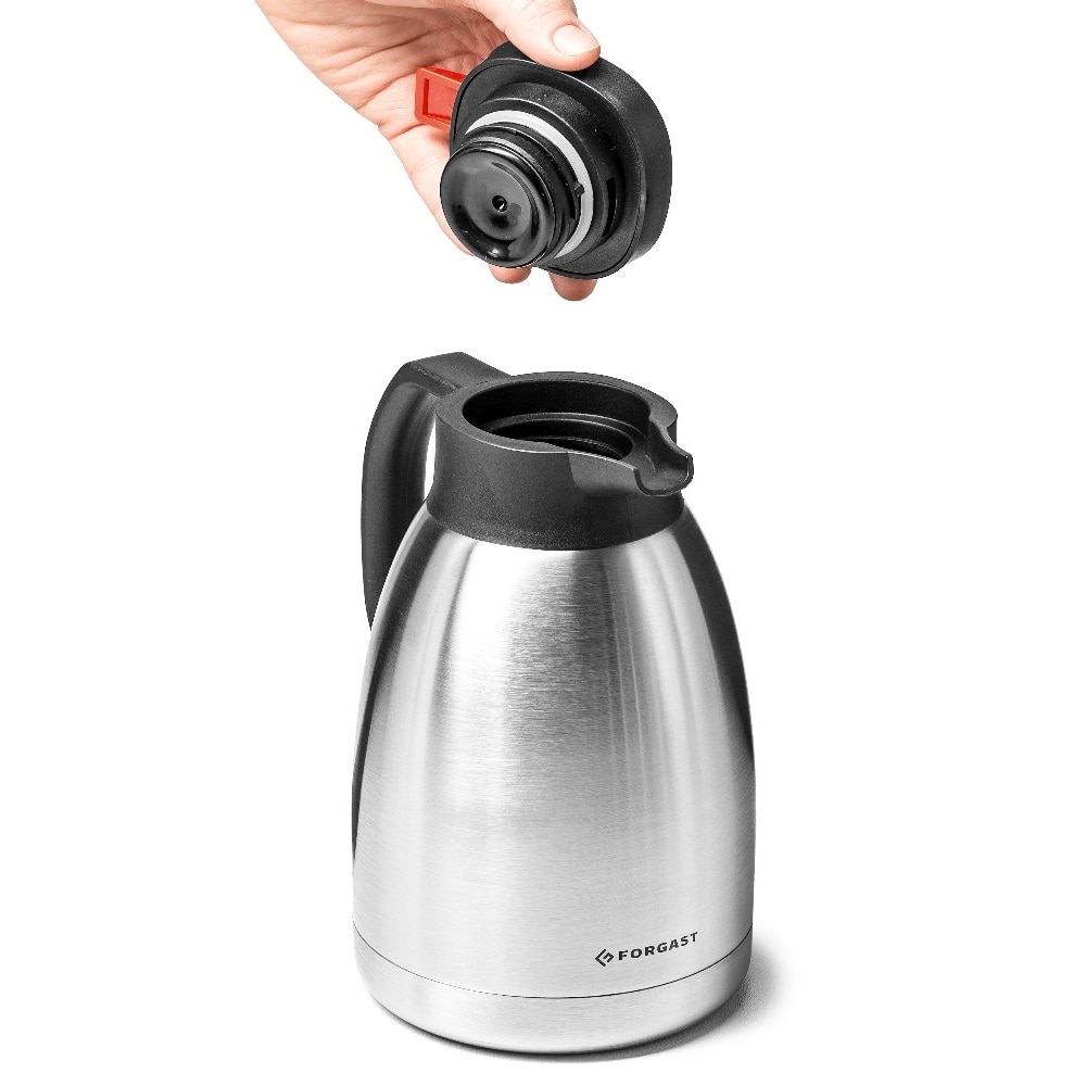 Conferinta Termos din Otel, cu Buton de Apasare, FORGAST, 1,5 l - eMAG.ro
