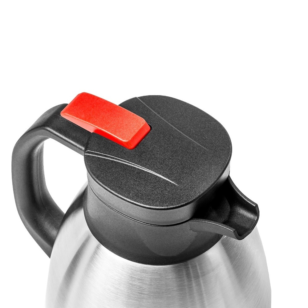 Conferinta Termos din Otel, cu Buton de Apasare, FORGAST, 2 l - eMAG.ro