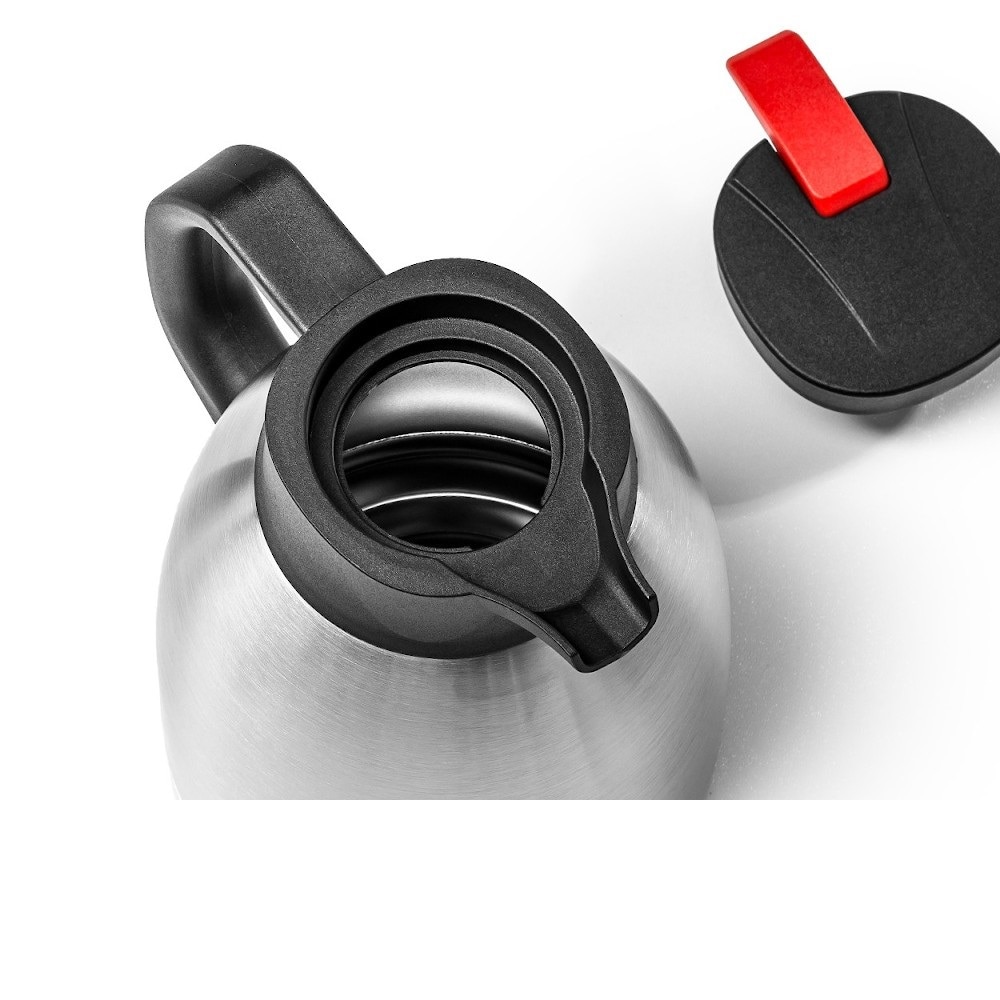 Conferinta Termos din Otel, cu Buton de Apasare, FORGAST, 2 l - eMAG.ro