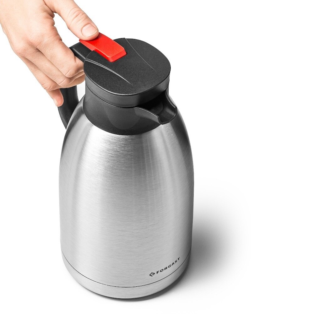 Conferinta Termos din Otel, cu Buton de Apasare, FORGAST, 2 l - eMAG.ro