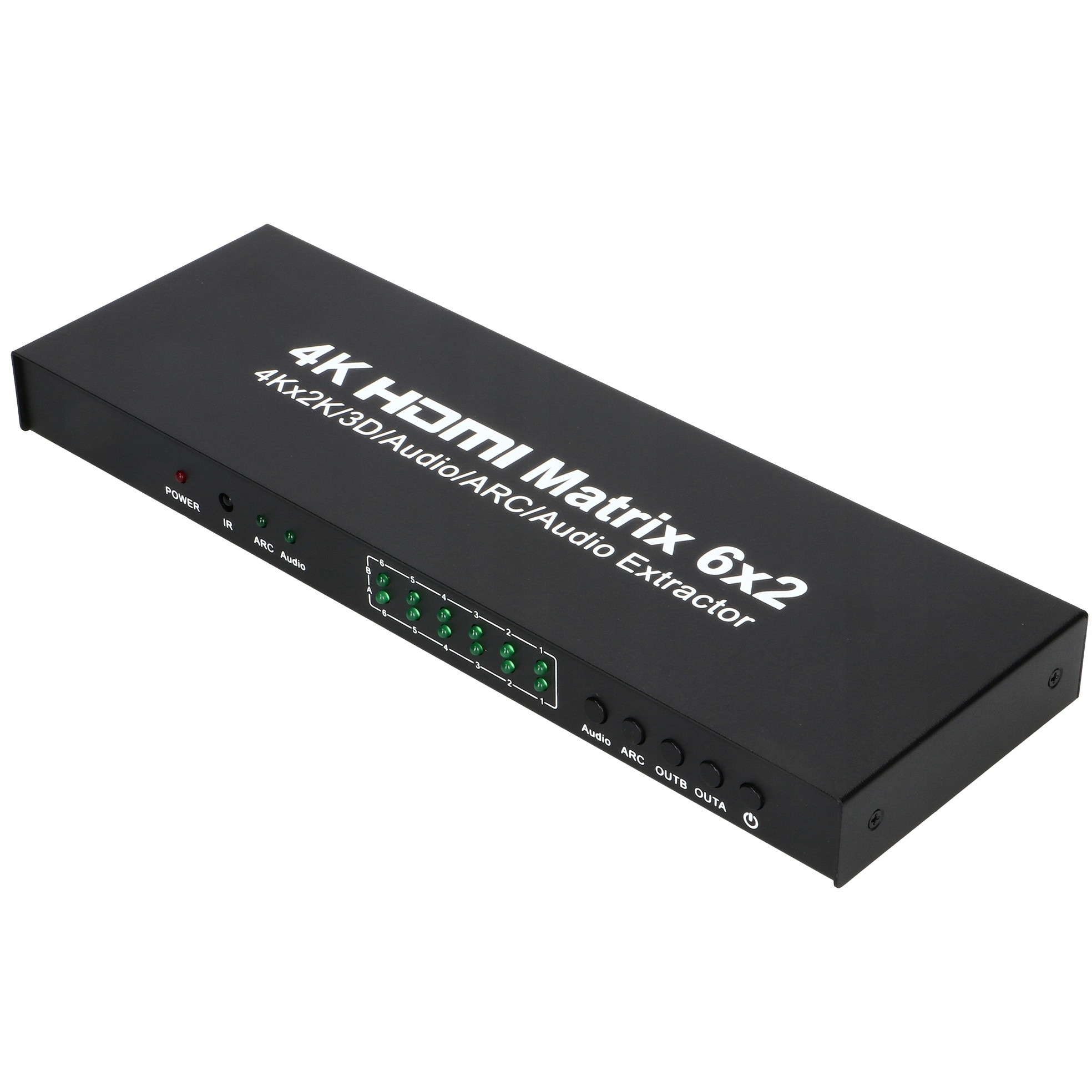 Switch HDMI 6x2, PAWONIK, UltraHD, 4K, negru - eMAG.ro