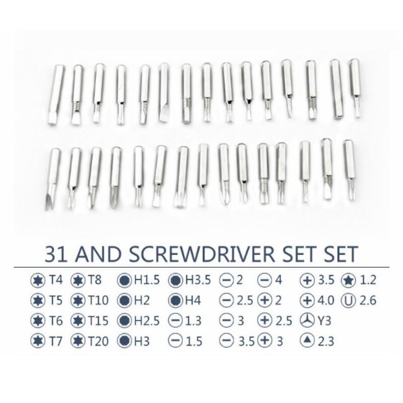 Set trusa ElecTech tip butoias ce contine 31 surubelnite de precizie ...