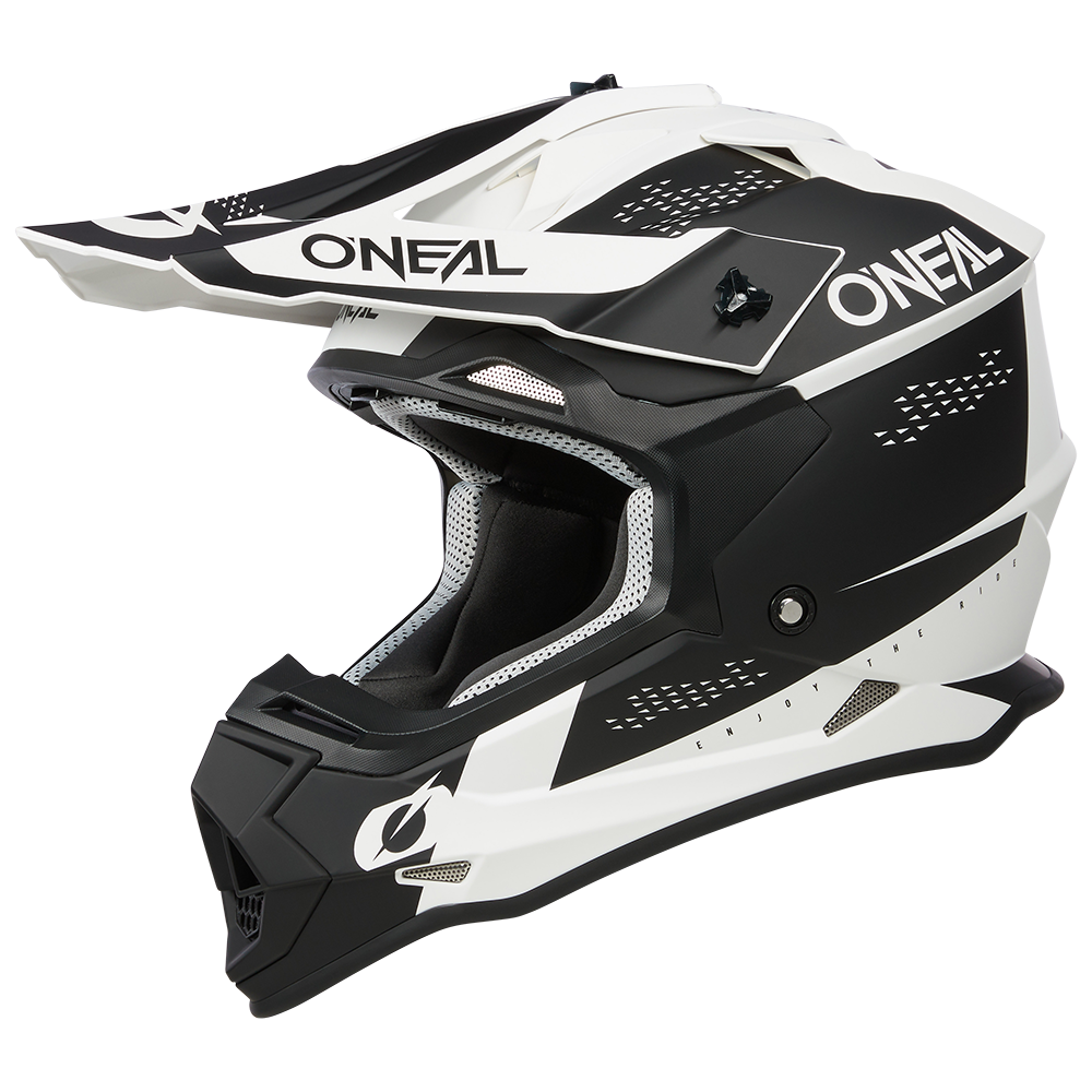 Casca motocross O'neal 2series slam v.23 Negru/Alb, L - eMAG.ro