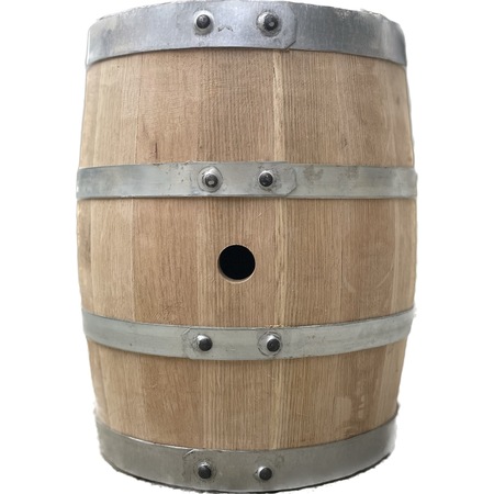 Butoi stejar 100 litri cu cep, suport si canea din lemn - eMAG.ro