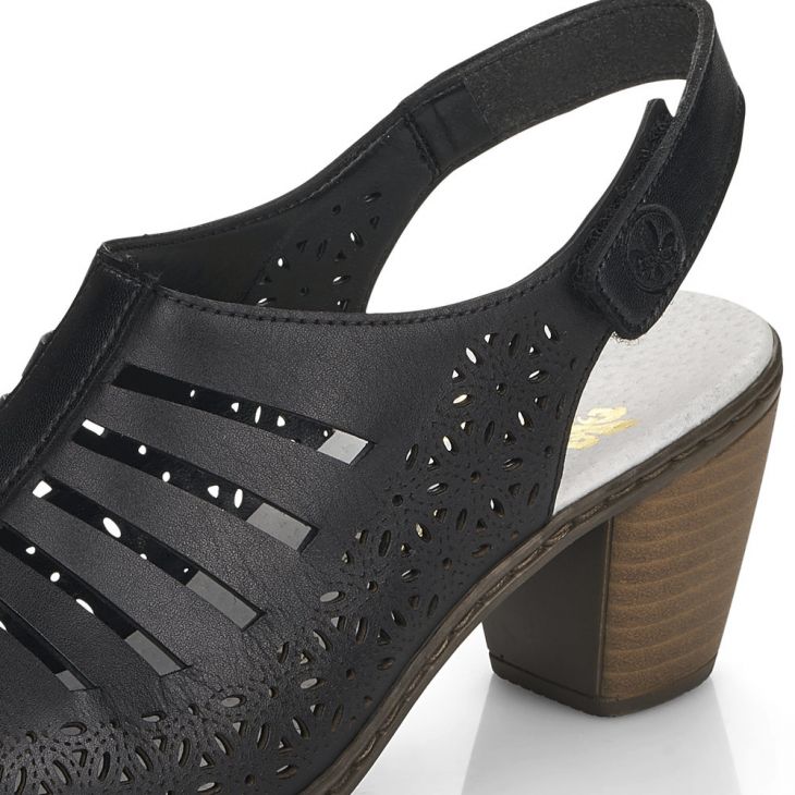 Sandale dama Rieker 40959, negru, 36 EU - eMAG.ro