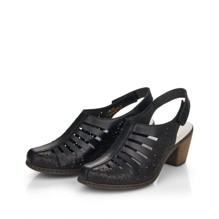 Sandale dama Rieker 40959, negru, 36 EU - eMAG.ro