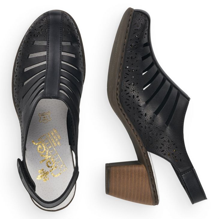 Sandale dama Rieker 40959, negru, 36 EU - eMAG.ro