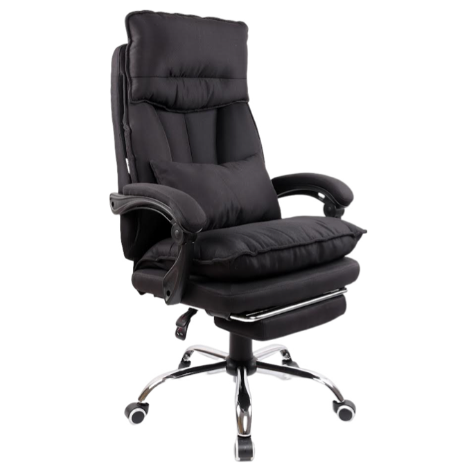 Scaun directorial Arka Chairs B191 profesional negru, confortabil cu ...