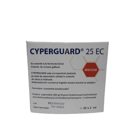 Insecticid Cyperguard 25EC, 2 ml - eMAG.ro