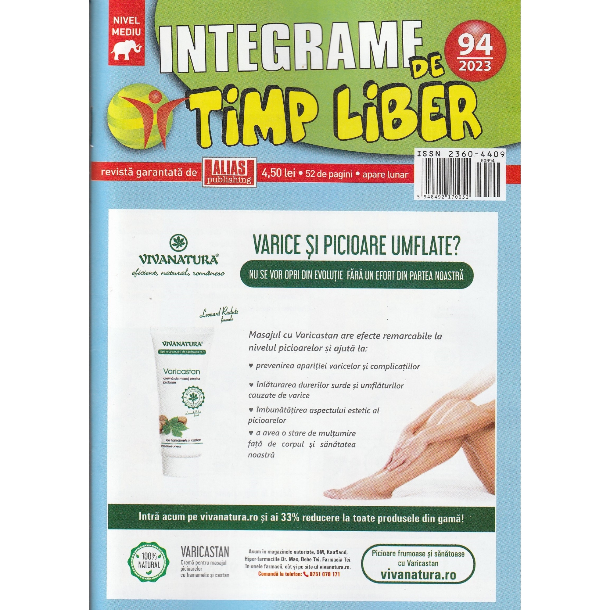 Integrame timp liber 94 - nivel mediu - eMAG.ro